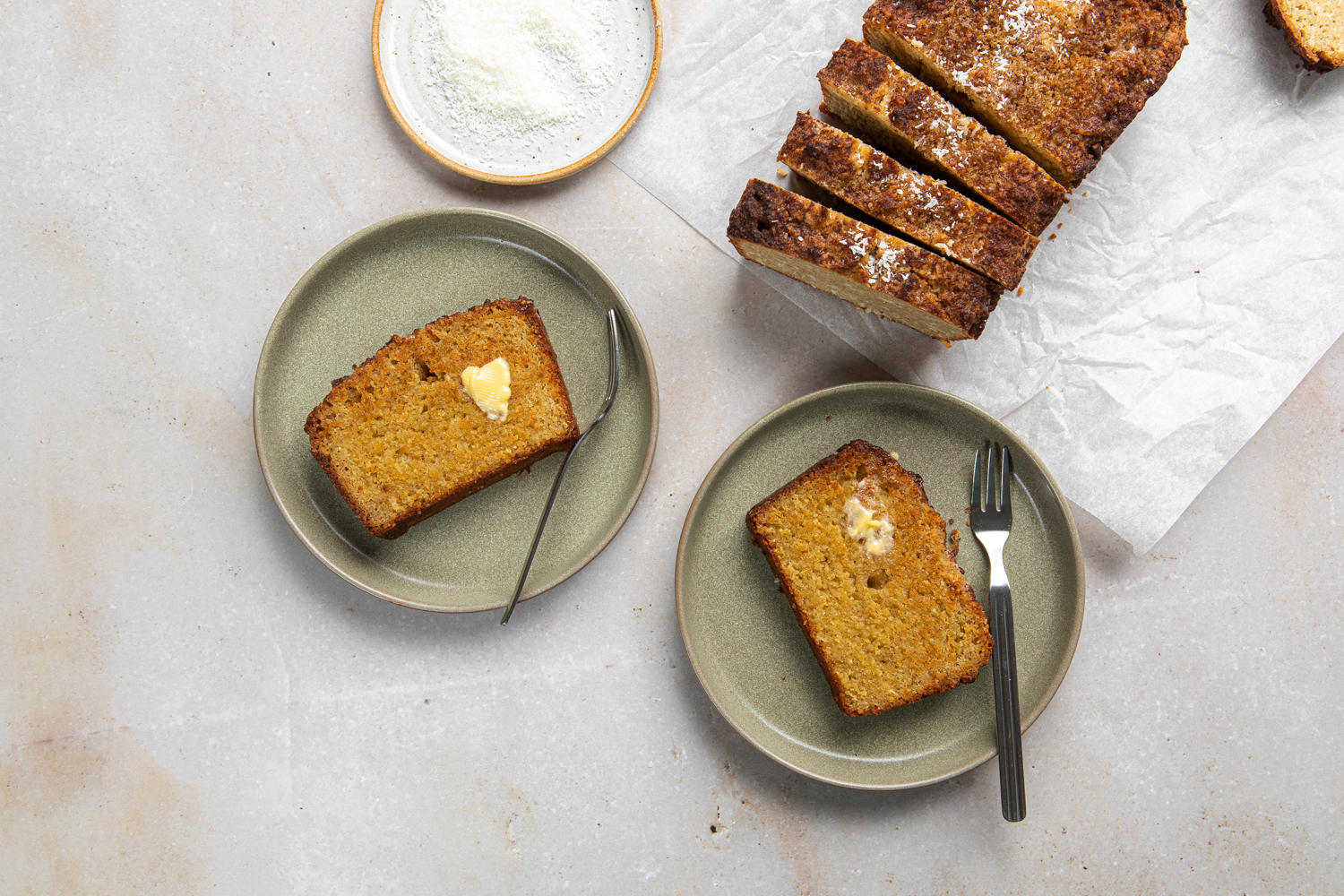 Keto Cinnamon Breakfast Bread Loaf